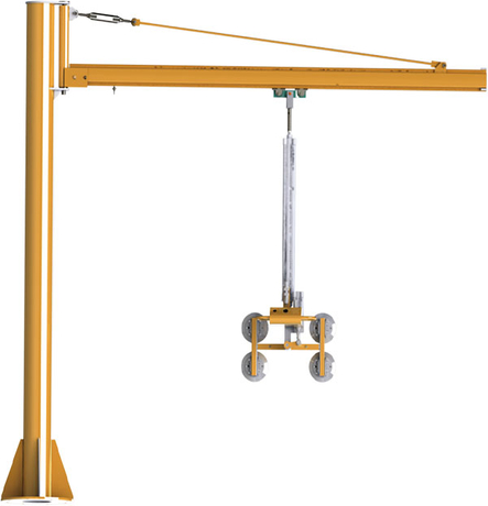 Jib Crane Glass Lifting System Cantilever Equipment - Qingdao Toyo ...